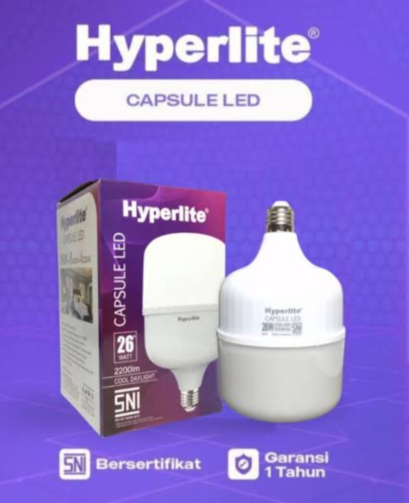 LAMPU HYPERLITE CAPSULE LED 26 WATT | Toco Iklan Baris